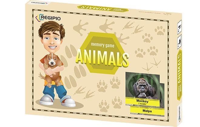 Memory Game Animals | (Gra) - Księgarnia znak.com.pl